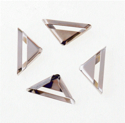 FDSCOF1194 : COIN EN METAL 1.6*1.6 CM ARGENT FEE DU SCRAP