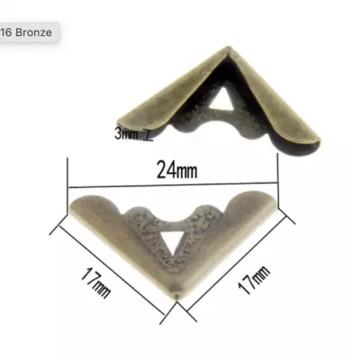 Coins métalliques scrapbooking - Fée du Scrap