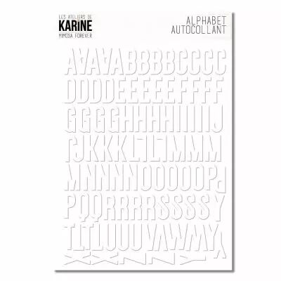 Mimosa Forever - Alphabet Blanc - Les Ateliers de Karine