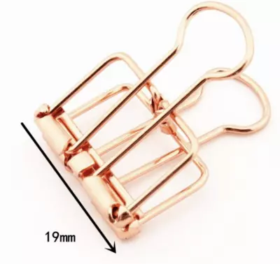 DVPI08 : PINCE ROSE GOLD 2 CM FEE DU SCRAP